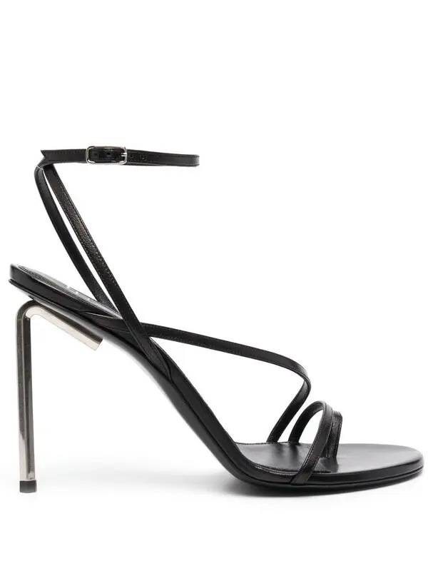 Off-White Allen 110mm Strappy Sandals - Black