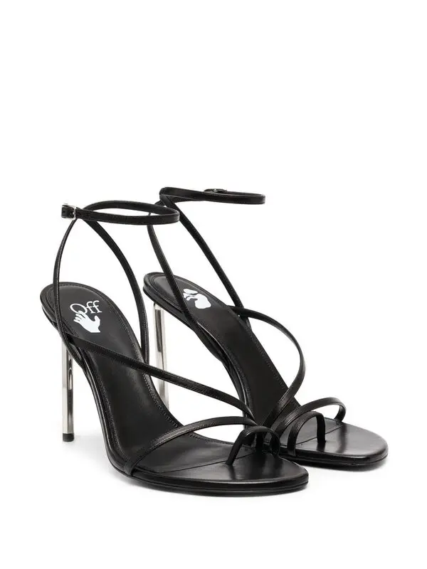 Off-White Allen 110mm Strappy Sandals - Black