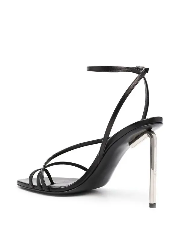 Off-White Allen 110mm Strappy Sandals - Black