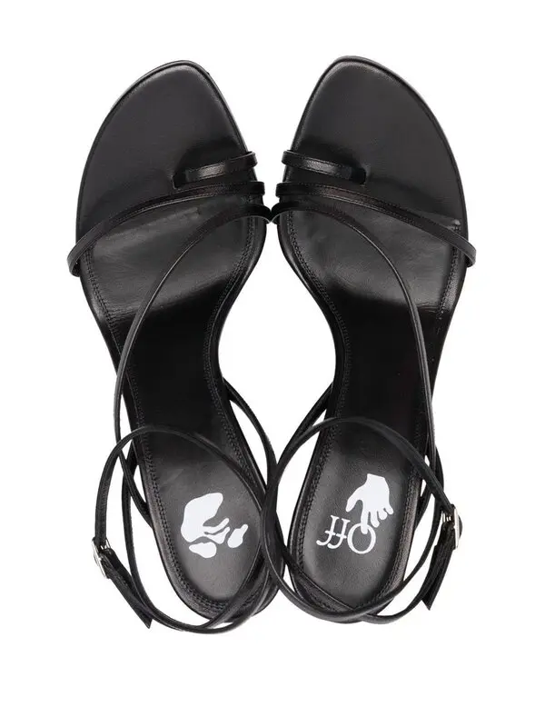 Off-White Allen 110mm Strappy Sandals - Black
