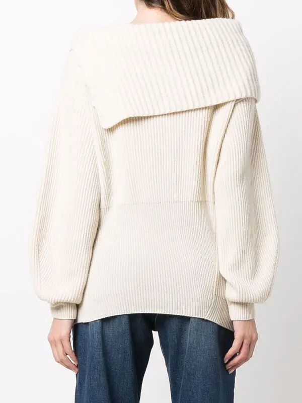 Stella McCartney Asymmetric Button-embellished Jumper