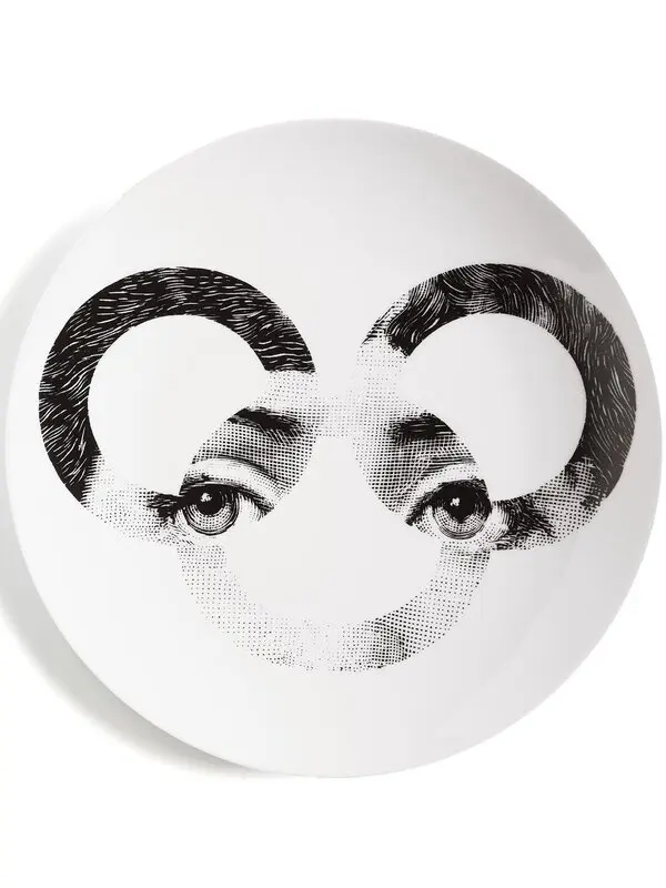 FORNASETTI Tema E Variazioni N.58 Wall Plate - White