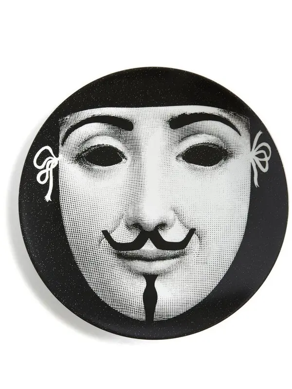 FORNASETTI Tema E Variazioni N.367 Wall Plate - White