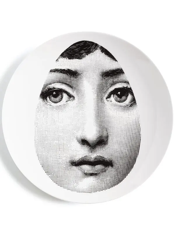 FORNASETTI Tema E Variazioni N.59 Wall Plate - White