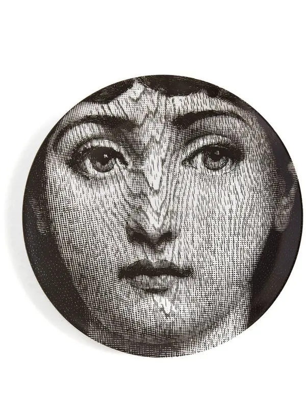 FORNASETTI Tema E Variazioni N.90 Wall Plate - White