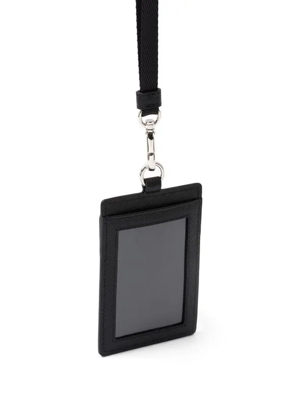 Prada Saffiano Leather Badge Holder