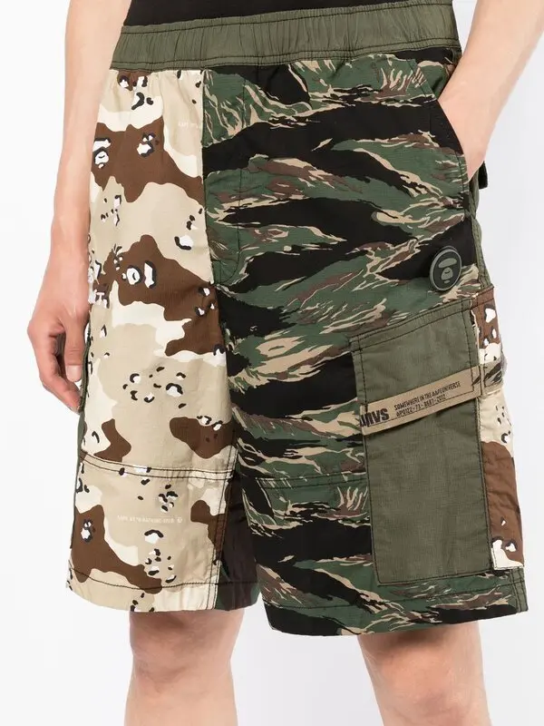 AAPE BY *A BATHING APE Camouflage Cargo Shorts
