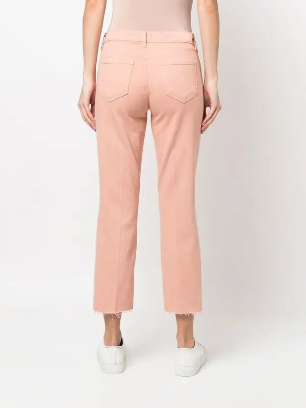L'Agence Low-rise Cropped Jeans