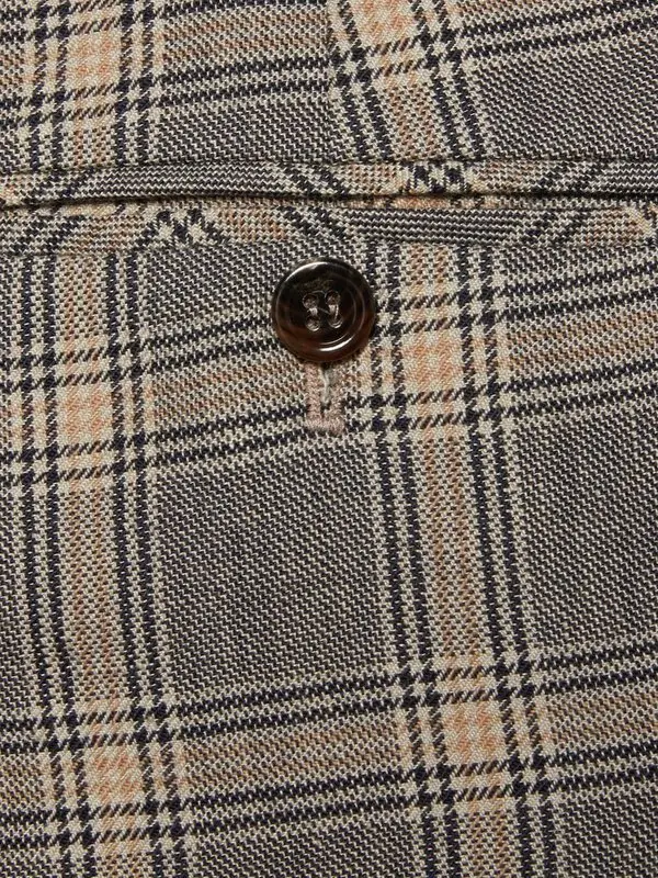 Gucci Checked Straight-leg Trousers