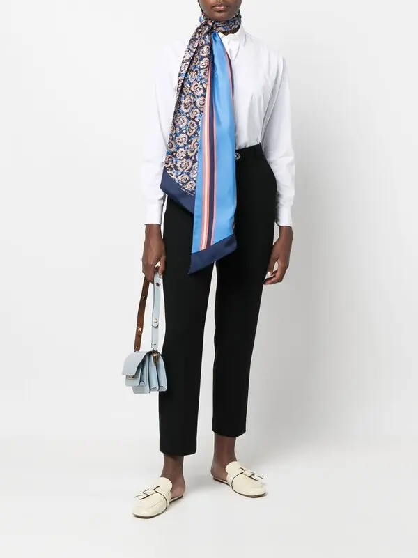 FERRAGAMO Cropped Tapered Trousers