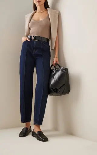 TOTEME Ribbed Silk-cashmere Tank Top