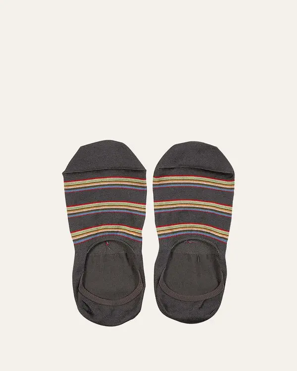 Paul Smith Multiblock No-show Socks - Grey