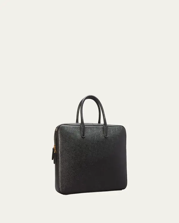 Thom Browne Pebble Leather Briefcase