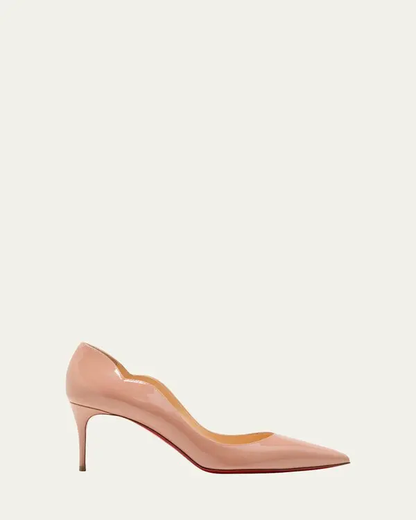 CHRISTIAN LOUBOUTIN Hot Chick Pointed Toe Pumps - Blush