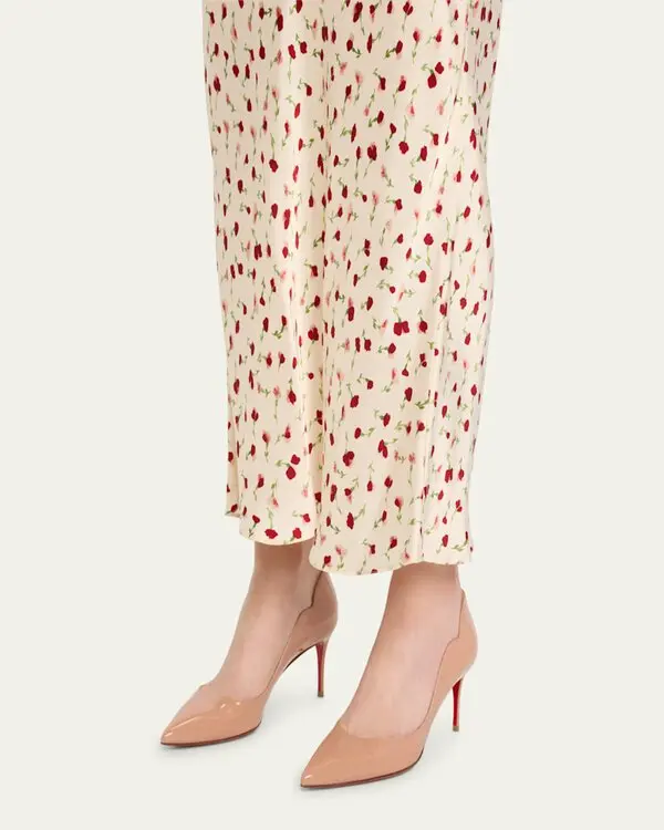 CHRISTIAN LOUBOUTIN Hot Chick Pointed Toe Pumps - Blush
