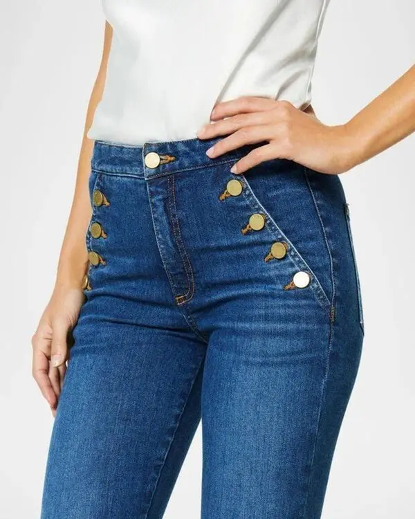 Ramy Brook Helena Mid-rise Flare Jeans - Medium Wash