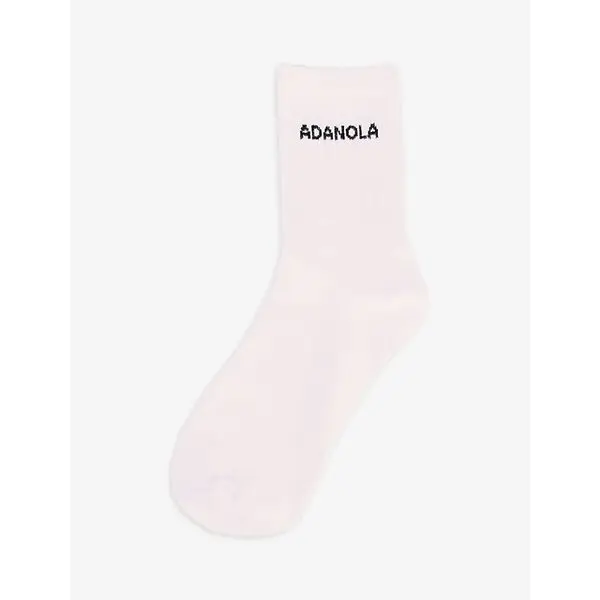 ADANOLA Pack Of Three Logo-embroidered Socks - White