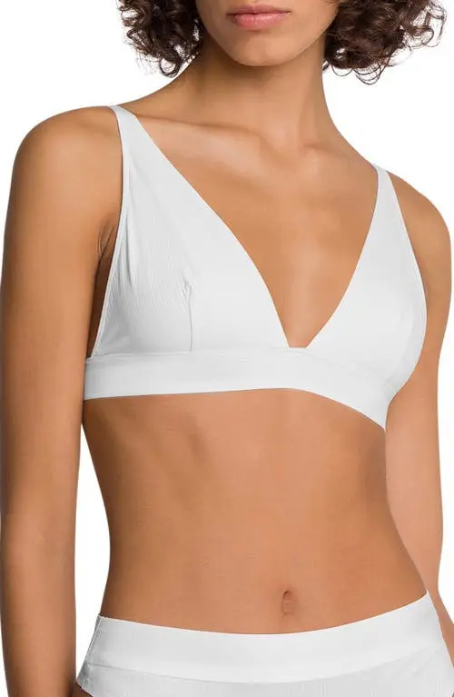 Wolford Beauty Triangle Bralette - 104 Pearl