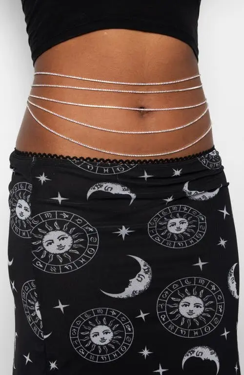 VIDAKUSH Mini Diamante Belly Chain