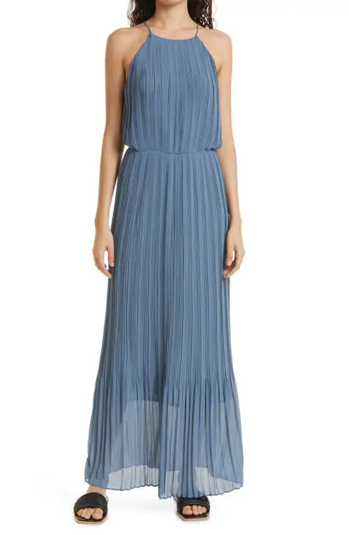 Samsøe Samsøe Samsoe And Samsoe Myllow Micro Pleat Maxi Dress