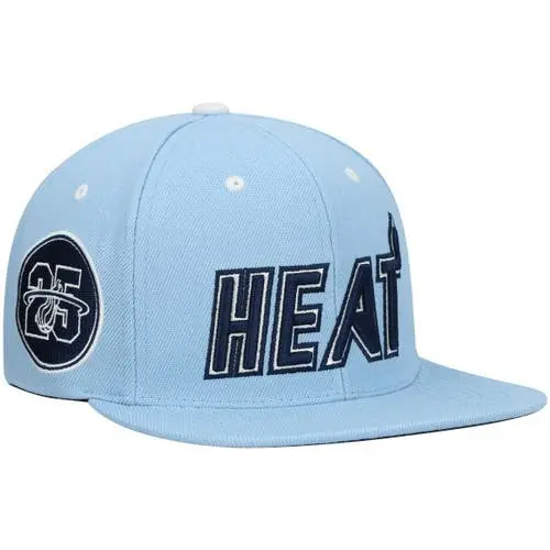 Mitchell & Ness Miami Heat Hardwood Classics Blue Madness Snapback Hat