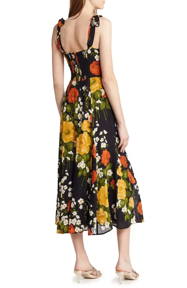 REFORMATION Nadira Tie Strap Dress