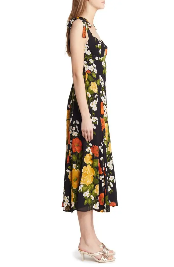 REFORMATION Nadira Tie Strap Dress