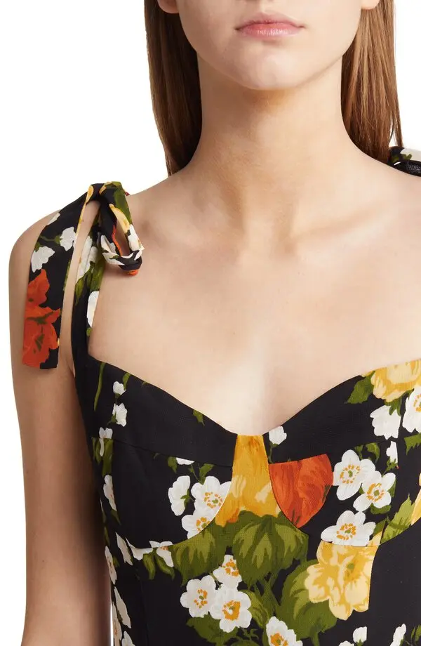 REFORMATION Nadira Tie Strap Dress