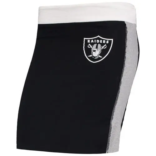 REFRIED APPAREL Las Vegas Raiders Sustainable Short Skirt - Black