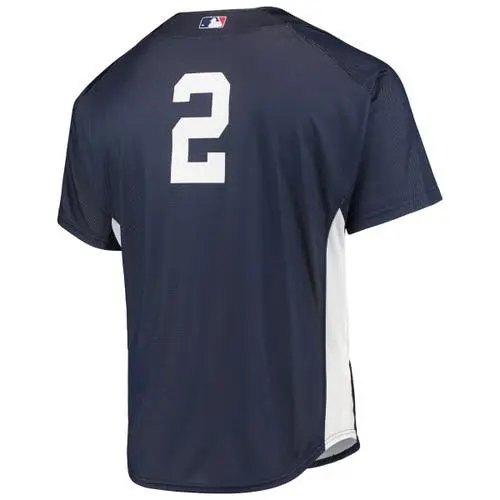 Mitchell & Ness Derek Jeter New York Yankees Cooperstown Collection Mesh Batting Practice Jersey