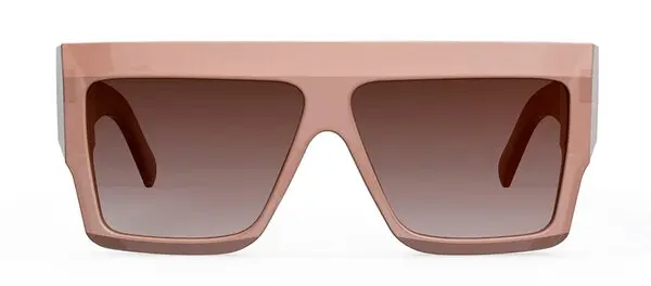 Celine Bold 3 Dots Cl 40092 In 45f Flattop Sunglasses