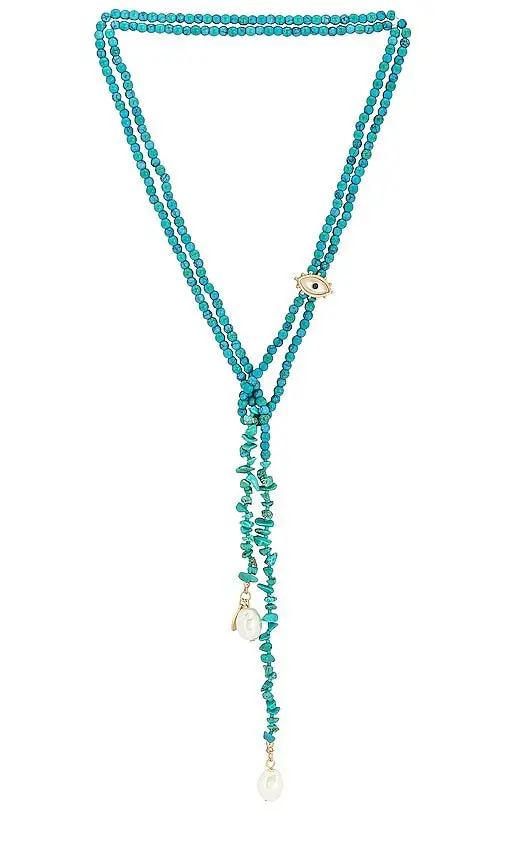 8 Other Reasons Rohan Lariat Necklace - Turquouise