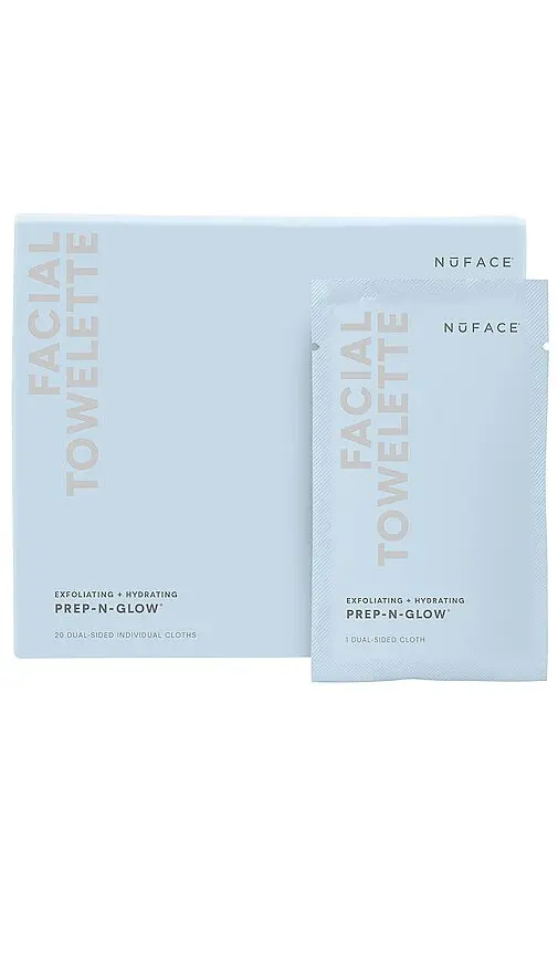 NUFACE Prep & Glow Cleansing Cloth 20 Pack - N,a