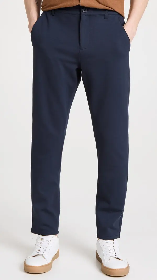 Paige Transcend Knit Trousers - Deep Anchor