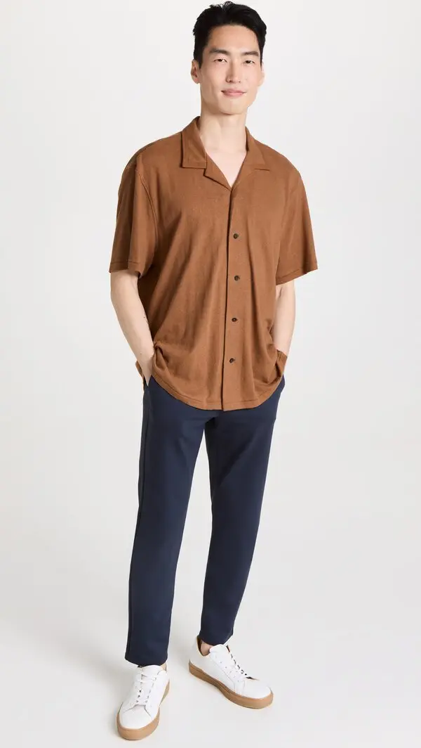 Paige Transcend Knit Trousers - Deep Anchor