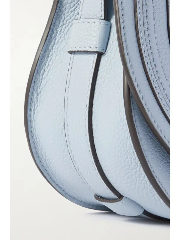 Chloé Marcie Mini Textured-leather Shoulder Bag