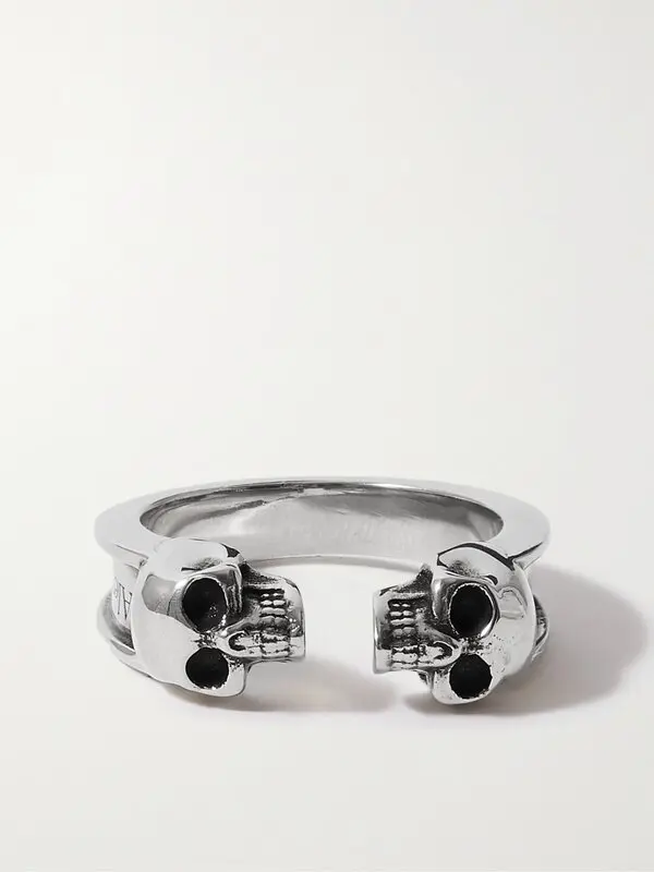 Alexander McQueen Skull -tone Ring - Silver