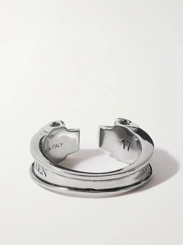 Alexander McQueen Skull -tone Ring - Silver