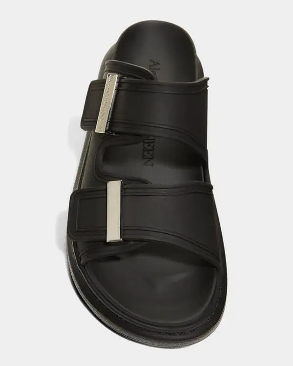 Alexander McQueen Hybrid Slide Sandals - Black
