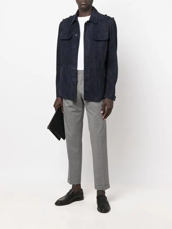 BRIGLIA 1949 Cropped Tailored Trousers