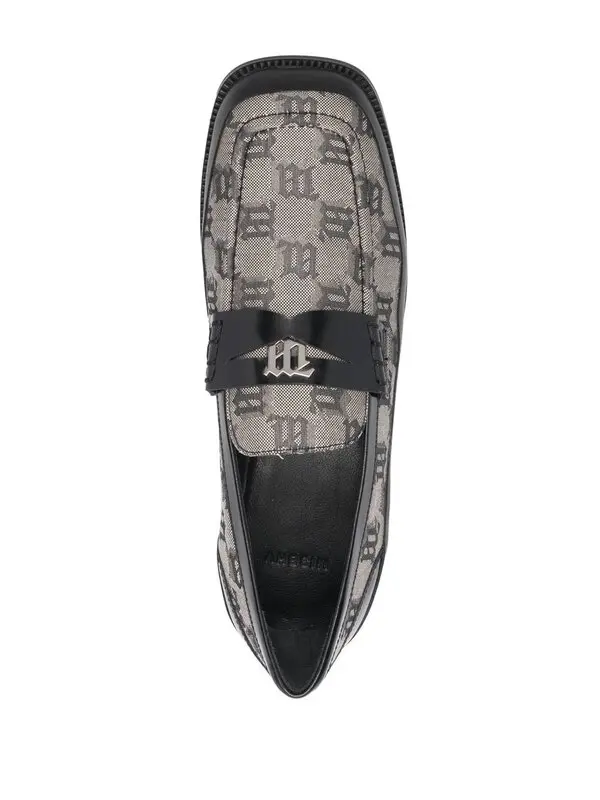 MISBHV Monogram Print Penny Loafers