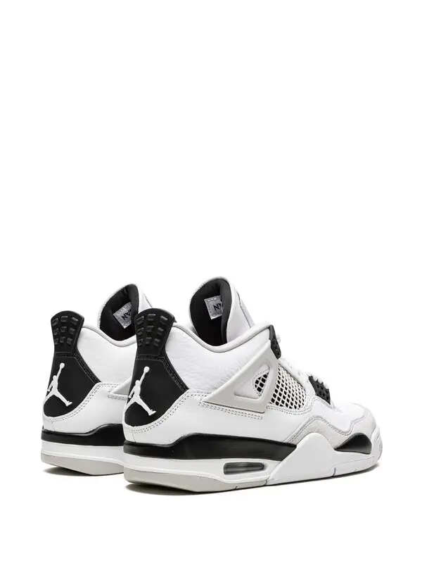 JORDAN Air Retro Military Black Sneakers - White