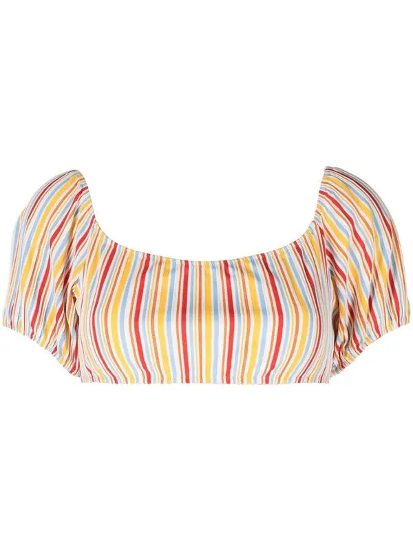 LEMLEM Mokati Stripe-print Bra