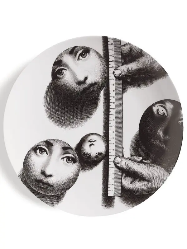 FORNASETTI Tema E Variazioni N.173 Wall Plate - White