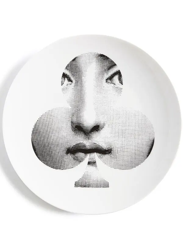 FORNASETTI Tema E Variazioni N.69 Wall Plate - White