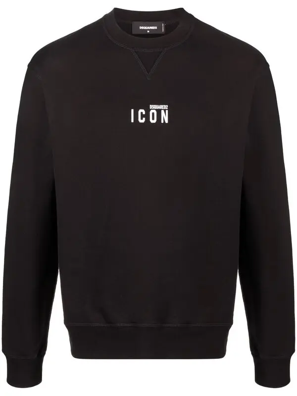 Dsquared2 Icon Cotton Sweatshirt - Black