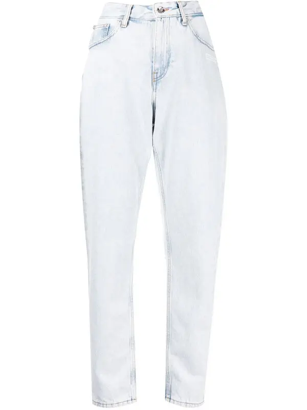 Off-White High-rise Tapered Jeans