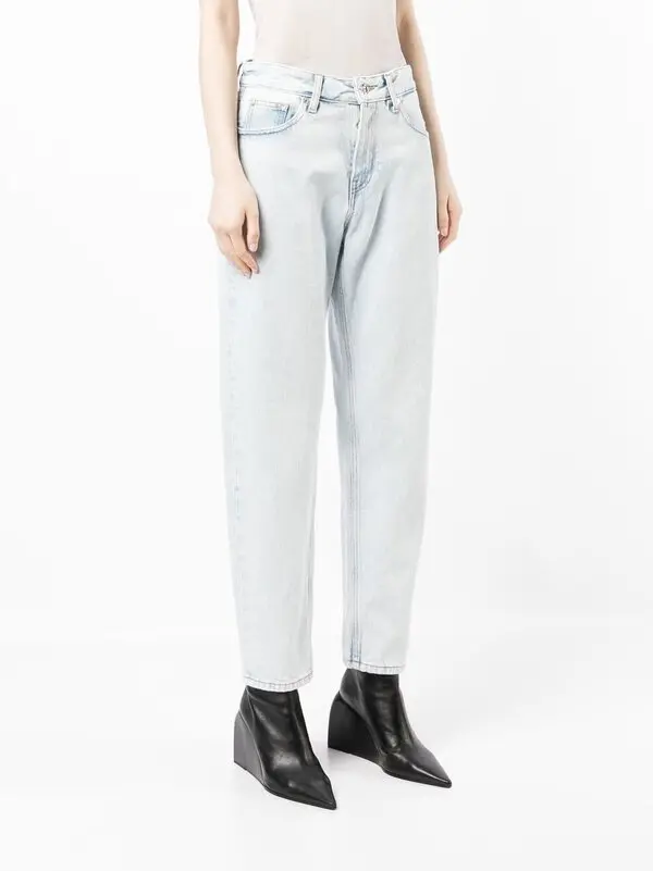 Off-White High-rise Tapered Jeans