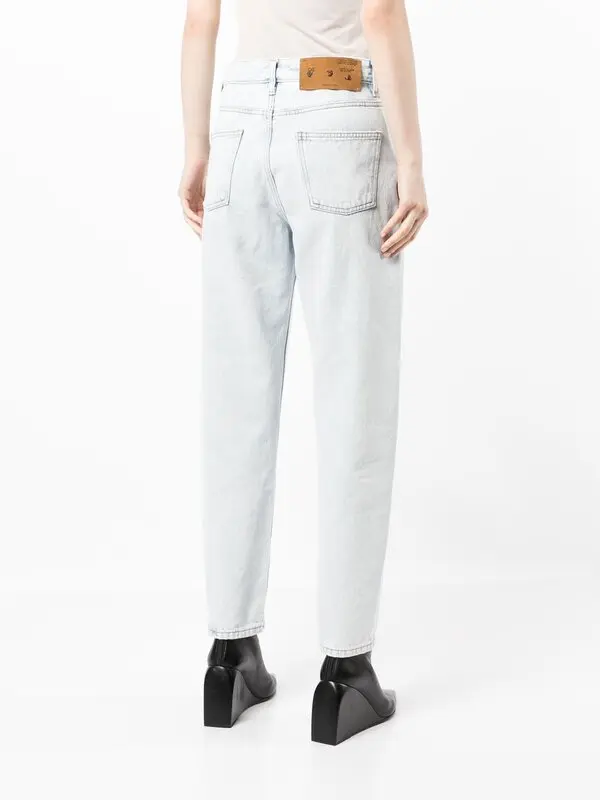 Off-White High-rise Tapered Jeans