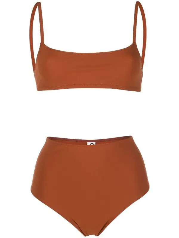 LIDO High-waisted Bikini - Brown